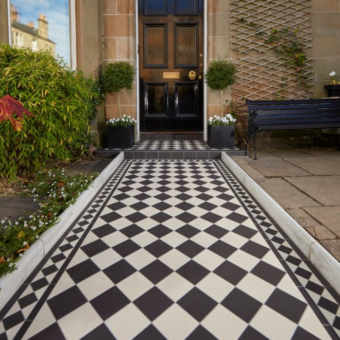 Victorian Floor Tiles | Chessboard Floor Tiles | Chequerboard Floor ...
